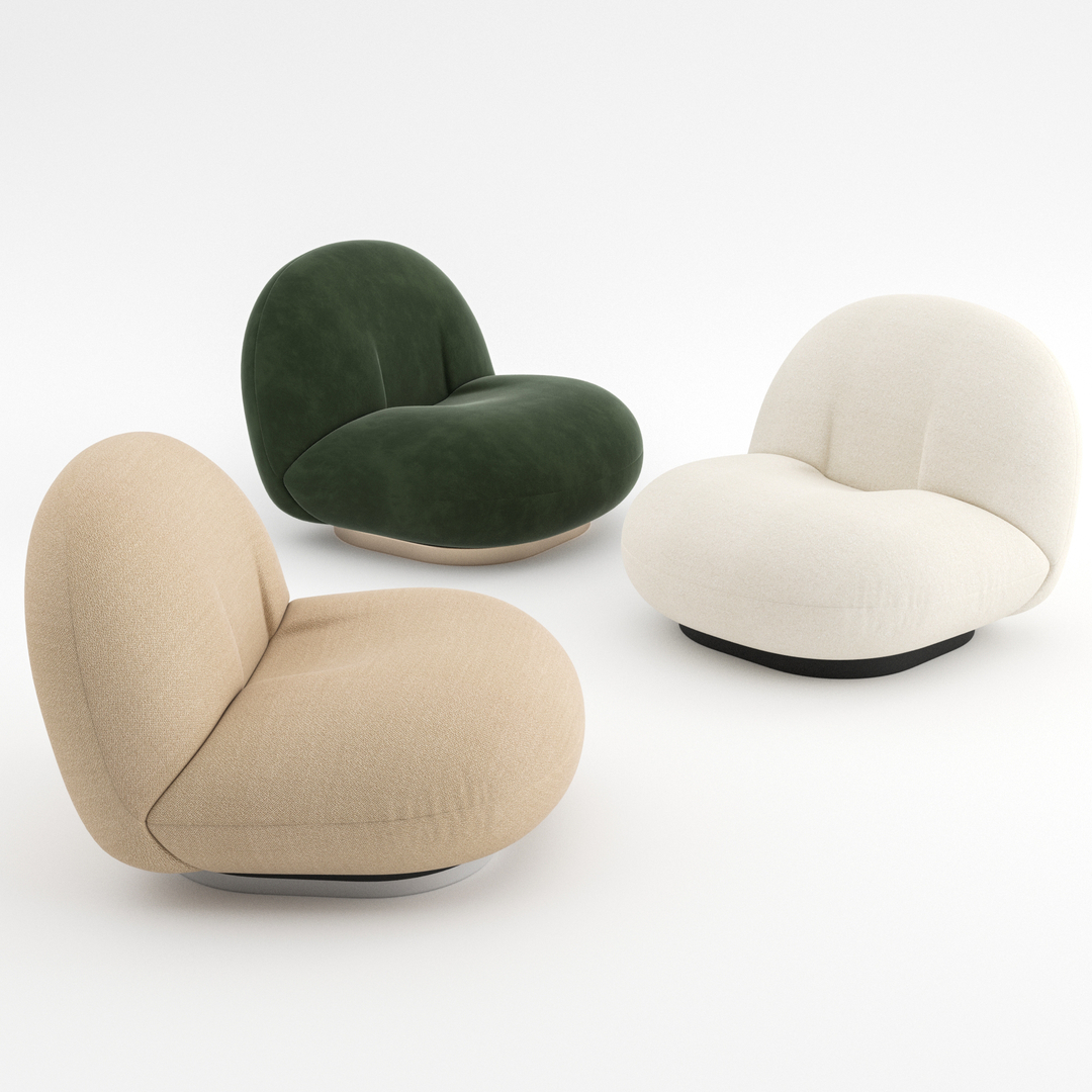 Pacha lounge chair gubi 3D - TurboSquid 1449259