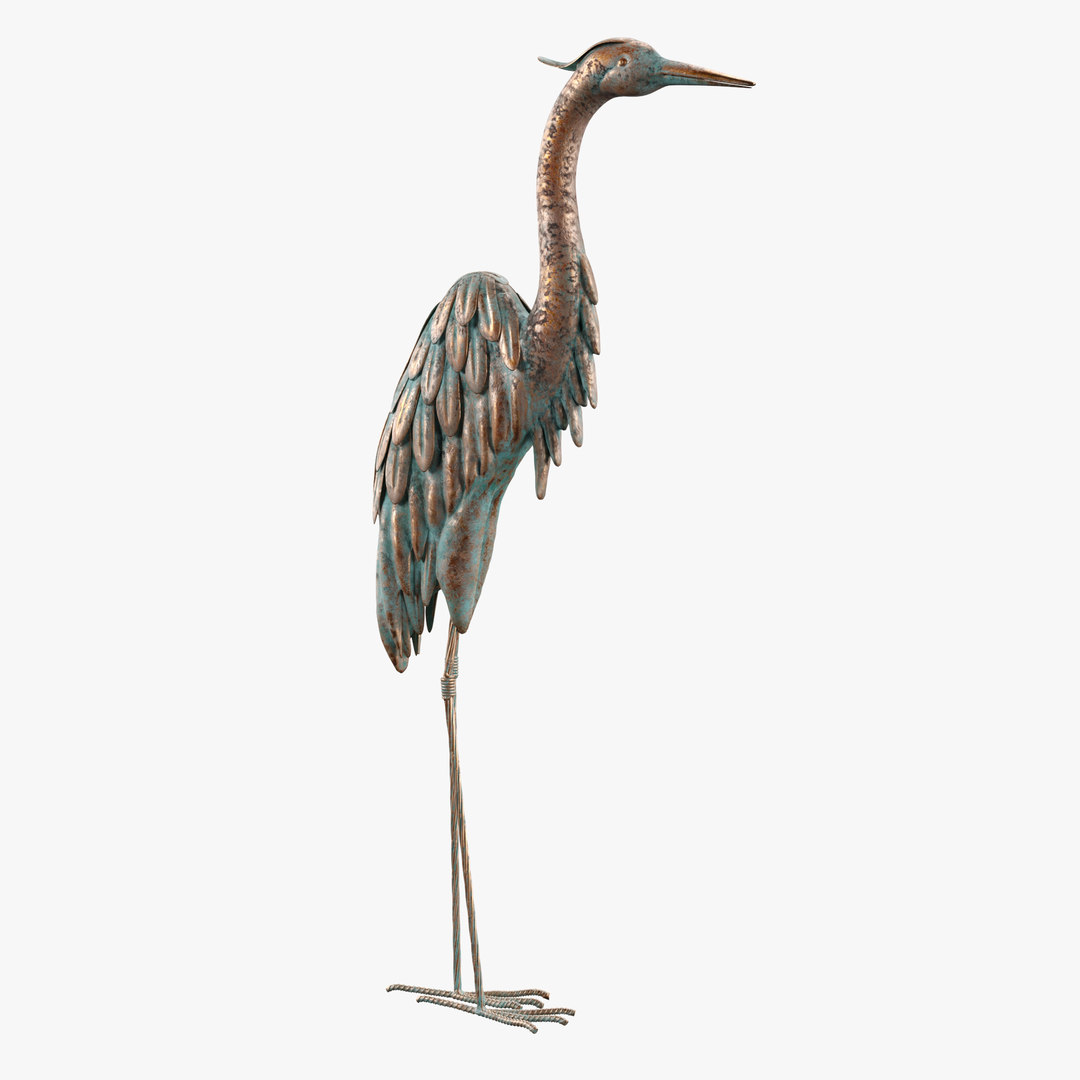Heron statue 3D model - TurboSquid 1449422