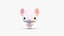 Cute cartoon mouse rat 3D - TurboSquid 1449474