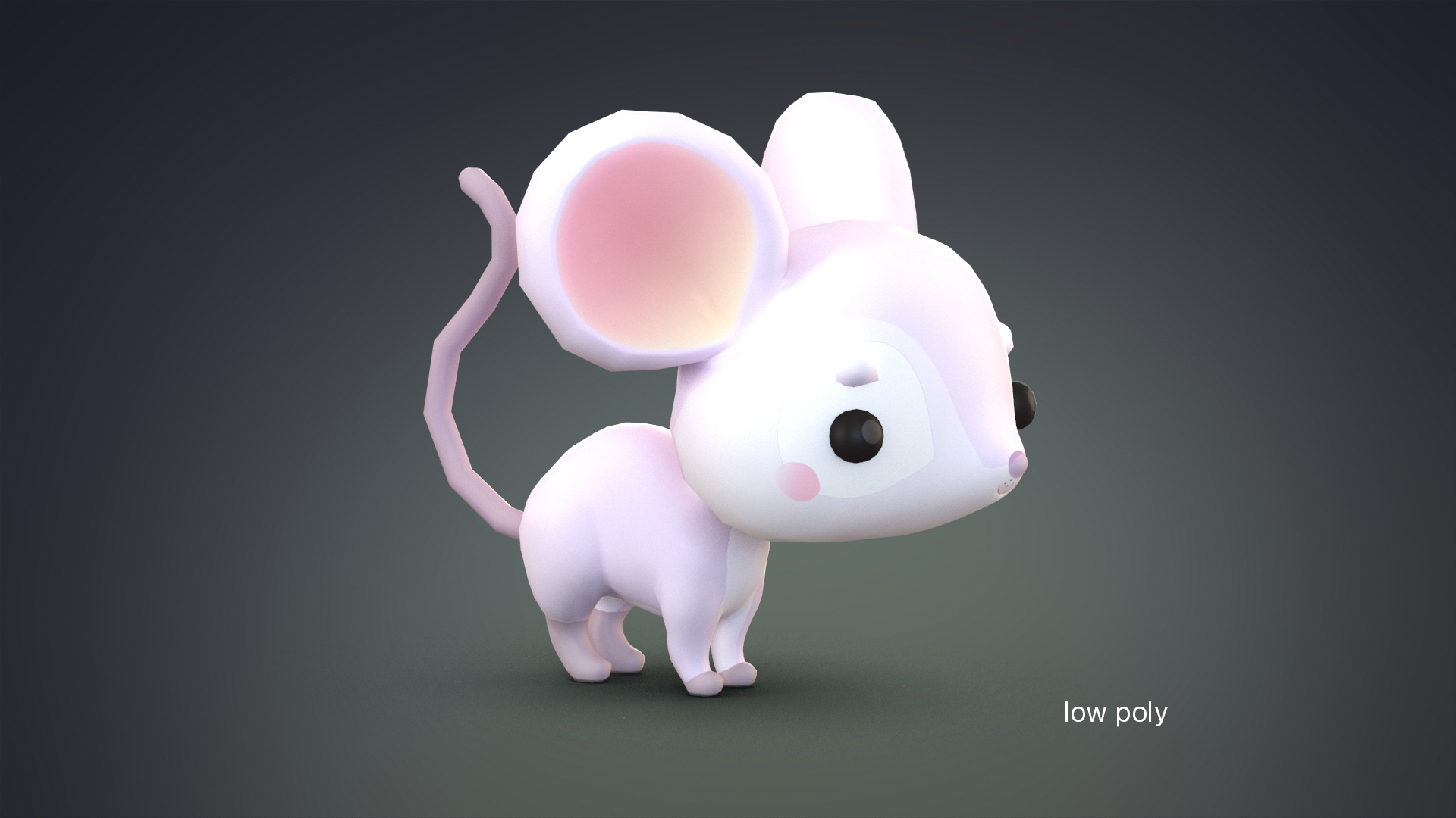 modelo 3d Rata de ratón de dibujos animados - TurboSquid 1449474