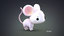 Cute cartoon mouse rat 3D - TurboSquid 1449474