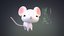 Cute cartoon mouse rat 3D - TurboSquid 1449474
