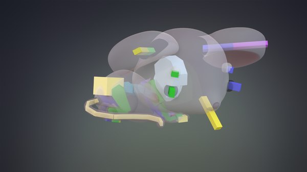 Cute cartoon mouse rat 3D - TurboSquid 1449474