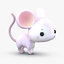 Cute cartoon mouse rat 3D - TurboSquid 1449474