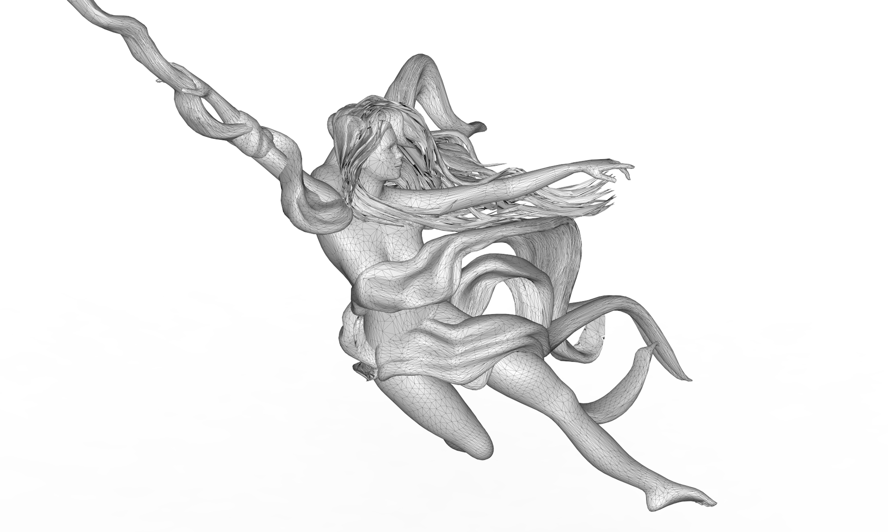 Pole dance woman 3D model - TurboSquid 1449526