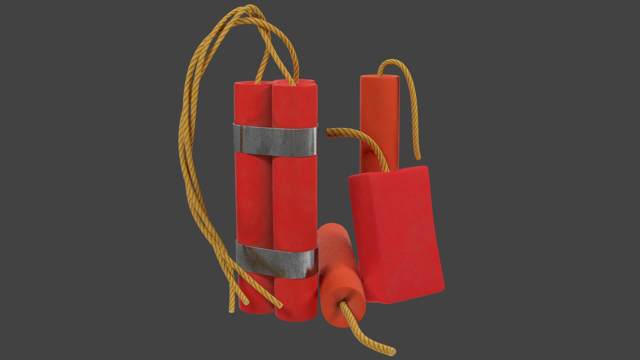 Tnt dynamite explosives 3D model - TurboSquid 1449584