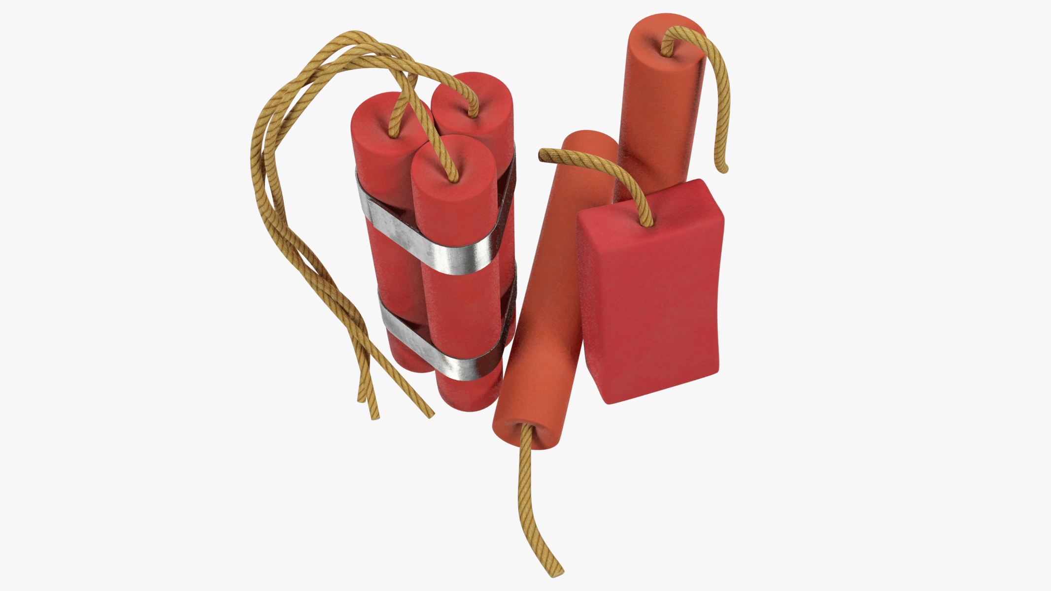 Tnt dynamite explosives 3D model - TurboSquid 1449584