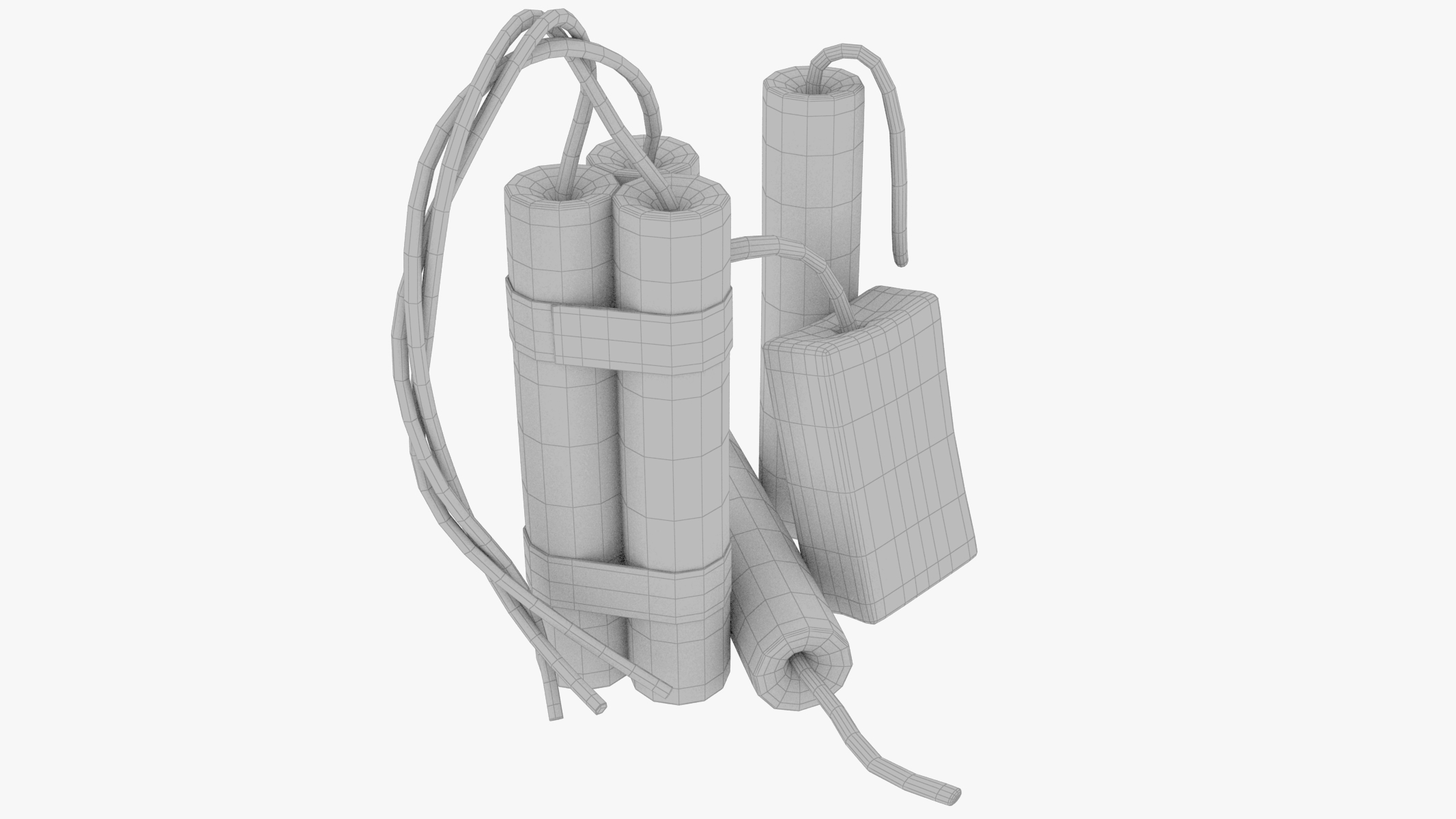 Tnt dynamite explosives 3D model - TurboSquid 1449584