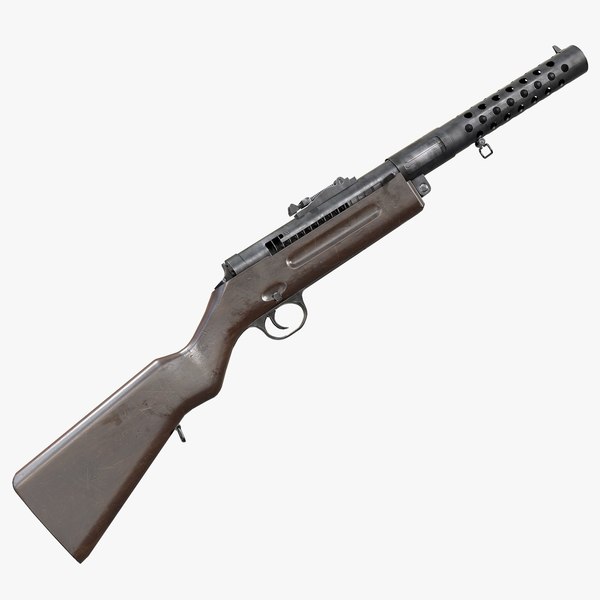 Schmeisser MP-28 Rifle AAA Arma pronta para jogo FPS Asset Modelo 3D ...