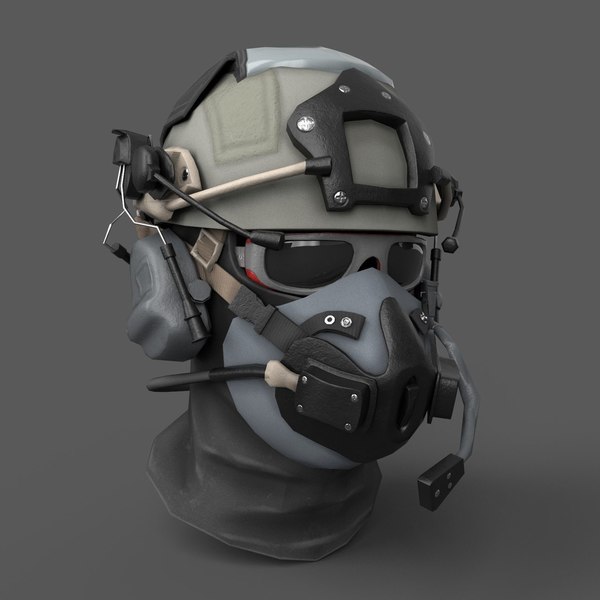 Capacete de combate Scifi ver militar 5 Modelo 3D - TurboSquid 1449592