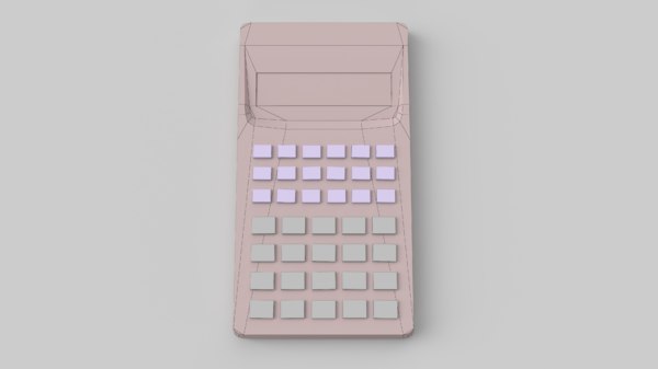 Scientific calculator 3D model - TurboSquid 1449612