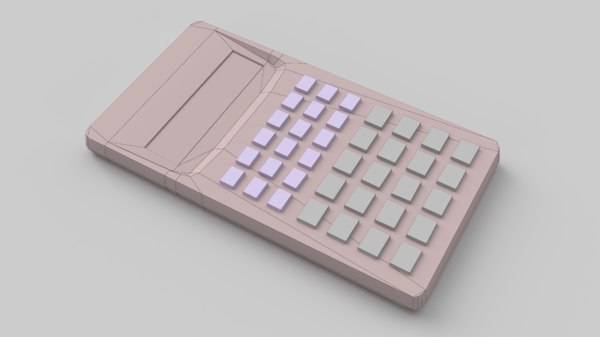 Scientific calculator 3D model - TurboSquid 1449612