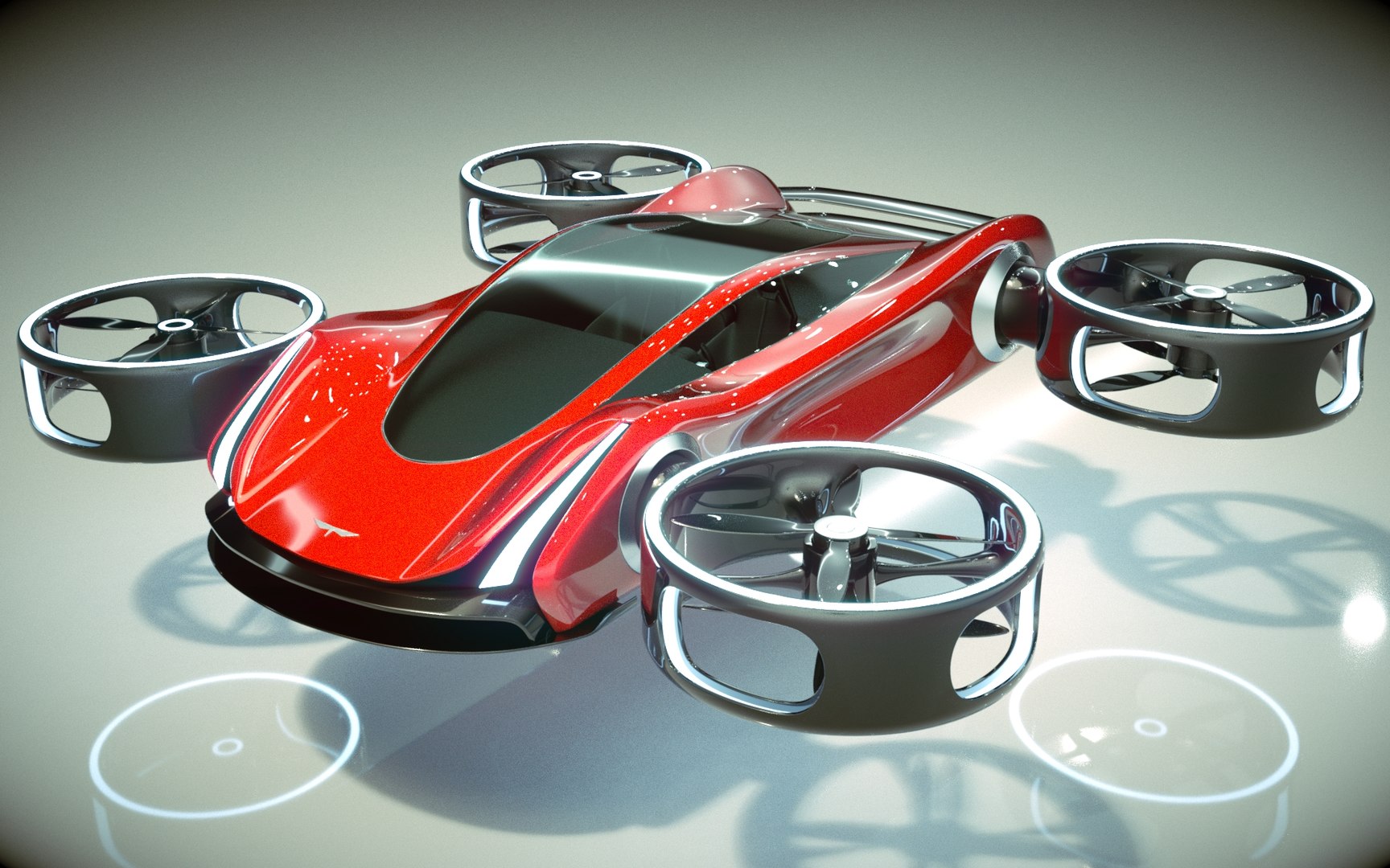 3D car copter - TurboSquid 1449646