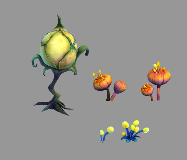 modelo 3d Yunmengze - plantas extrañas 21 - TurboSquid 1449658