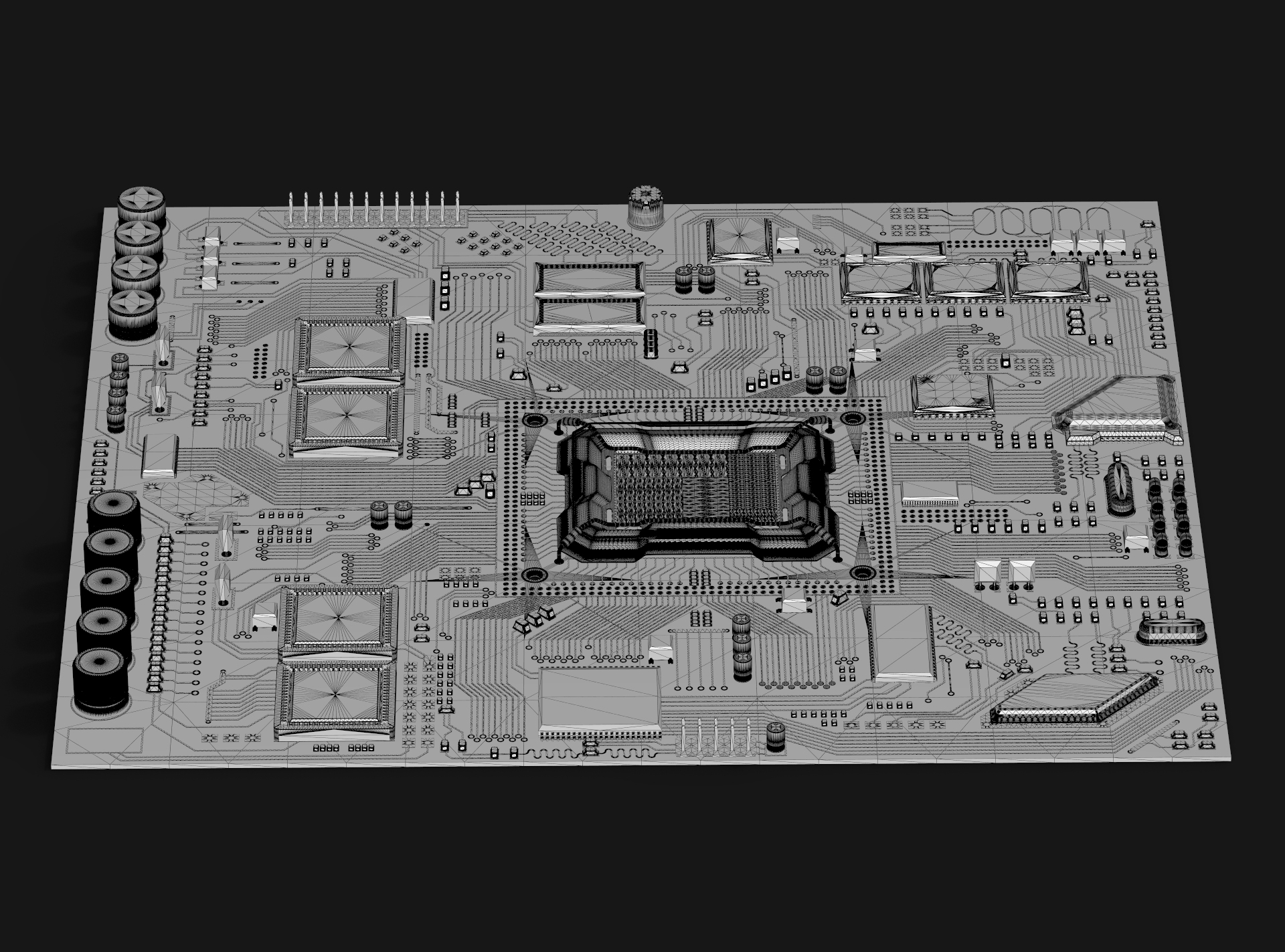 3D cpu motherboard model - TurboSquid 1449687