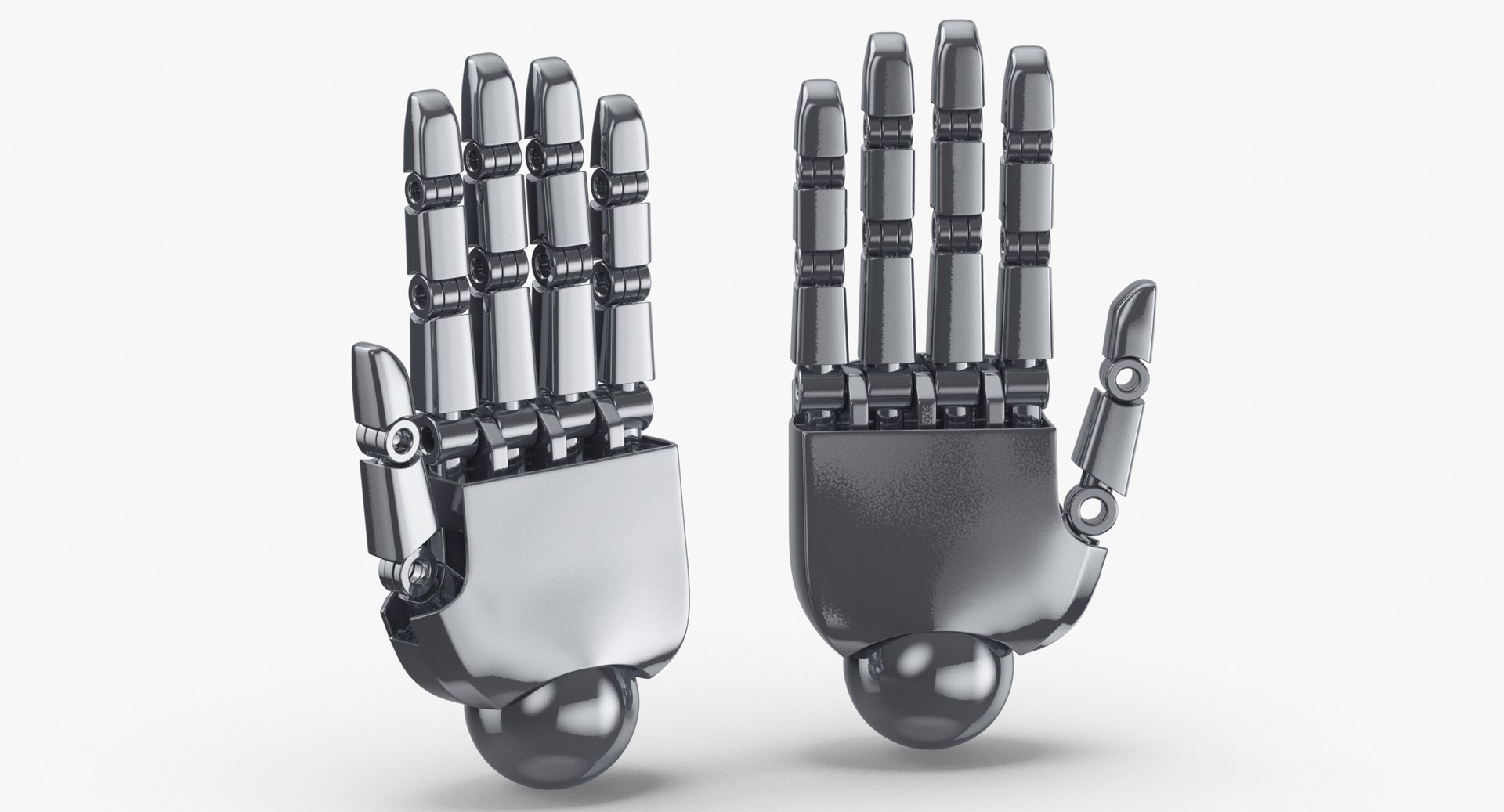 Robot hands 01 open model - TurboSquid 1445686