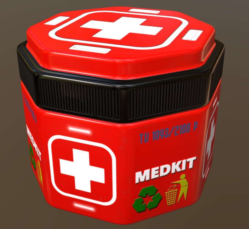 Medkit box crate model - TurboSquid 1449972