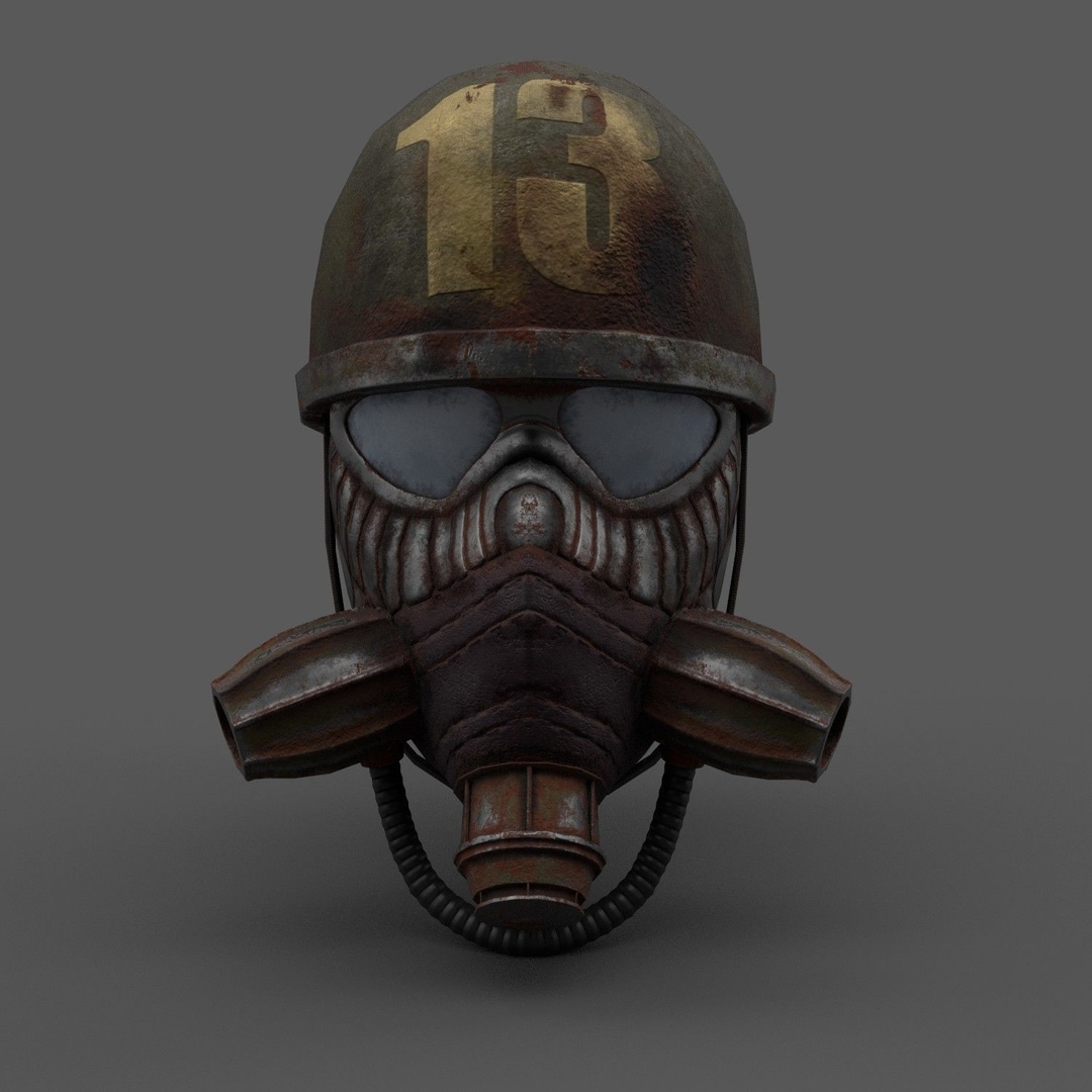 Combat gas mask helmet 3D - TurboSquid 1449982