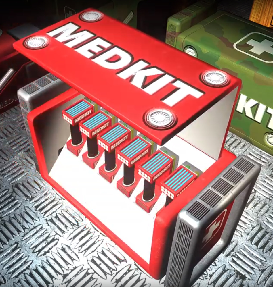 Medkit box crate 5 3D model - TurboSquid 1449991