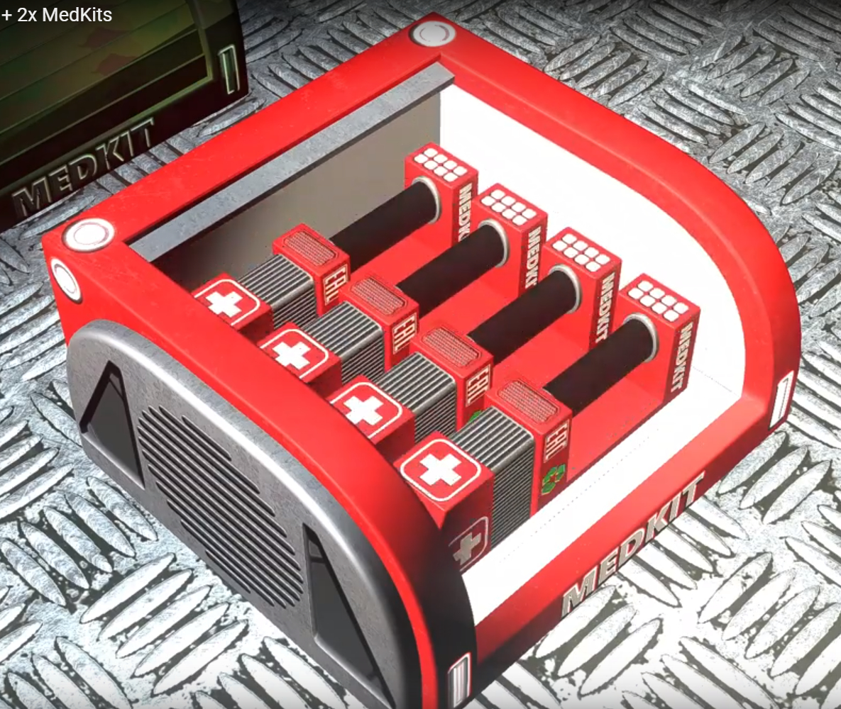 HiTech SciFi MedKit Box # 10 Modelo 3D - TurboSquid 1450003