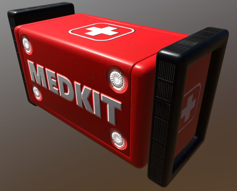 Medkit box crate 5 3D model - TurboSquid 1449991