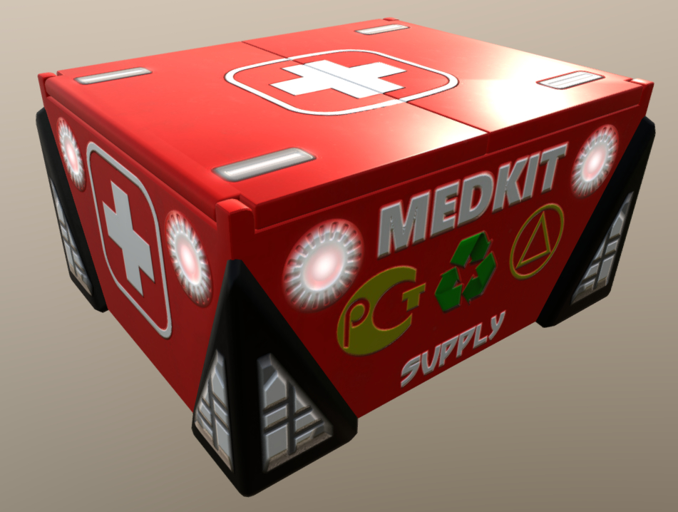 Medkit box crate model - TurboSquid 1449995
