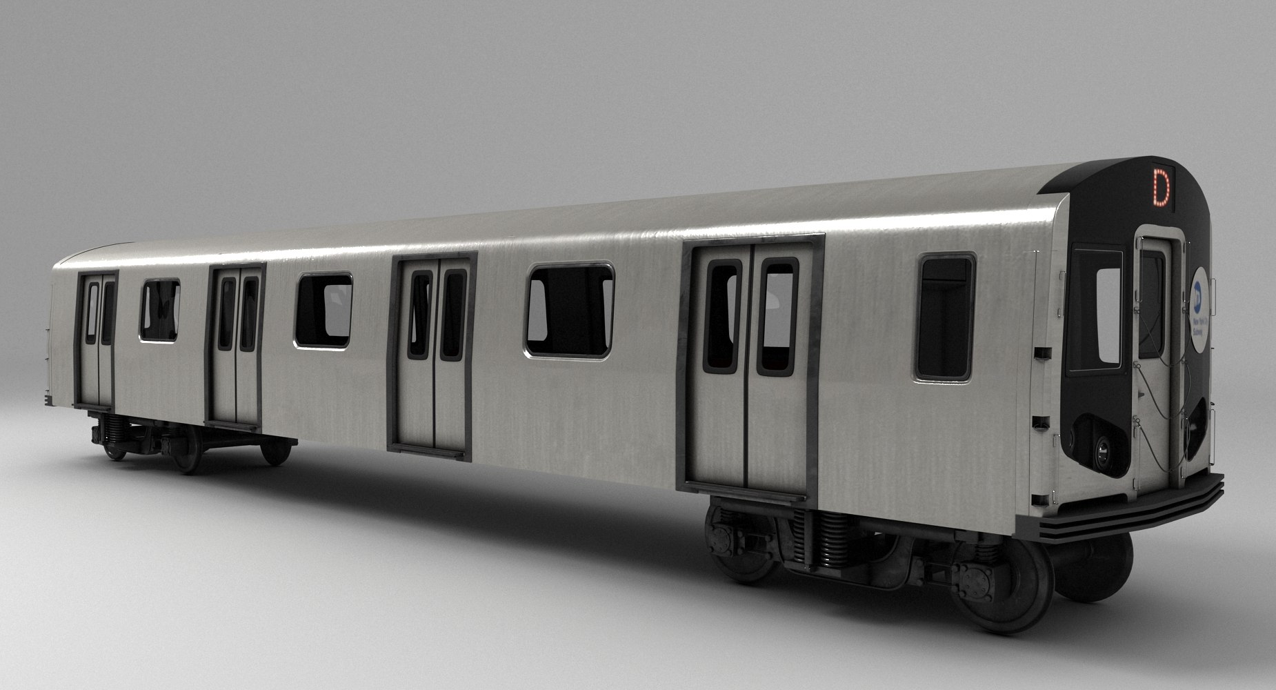 3D subway train - TurboSquid 1450028