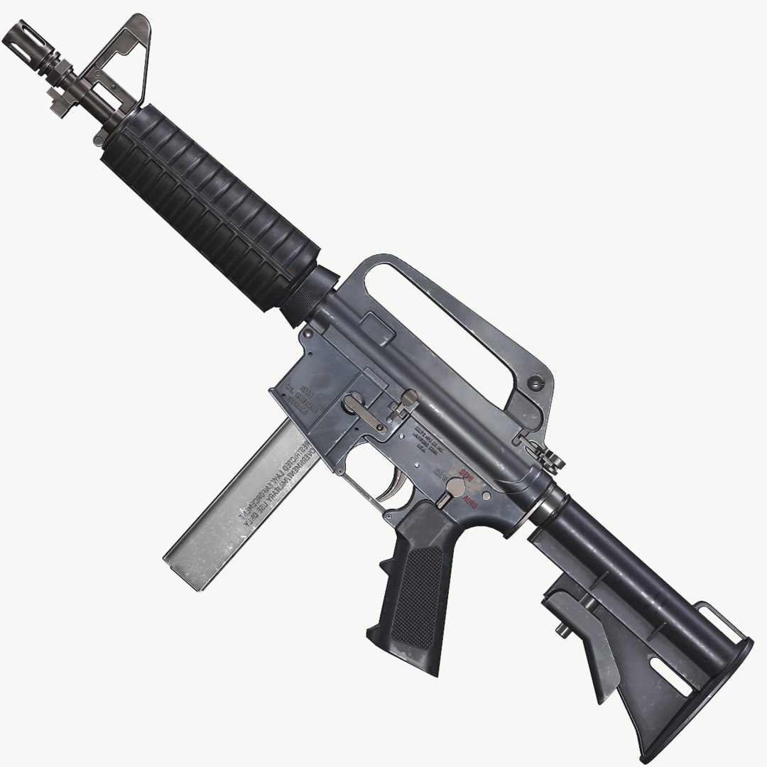 3D colt smg pbr ready - TurboSquid 1450118