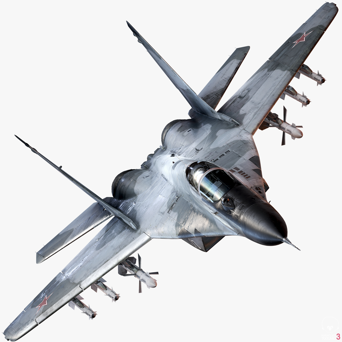 mig-29a fulcrum 3d model