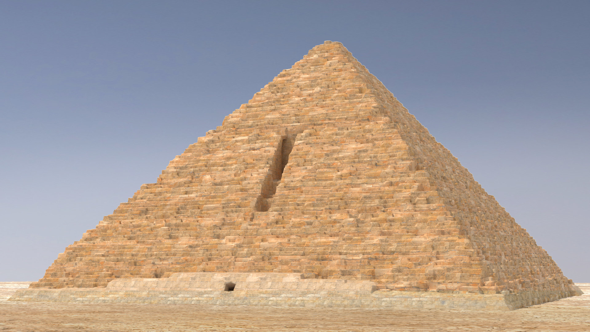 3D menkaure pyramid - TurboSquid 1445695