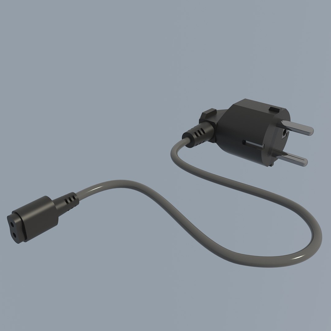 Electric plug 3D - TurboSquid 1450208