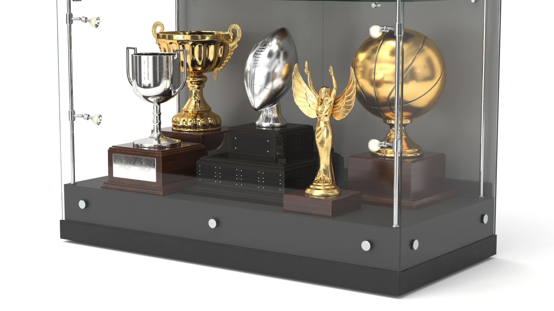 3D realistic trophy case - TurboSquid 1450327