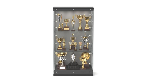 3D realistic trophy case - TurboSquid 1450327