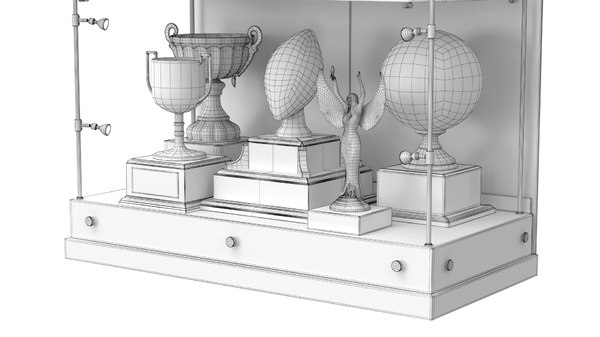 3D realistic trophy case - TurboSquid 1450327