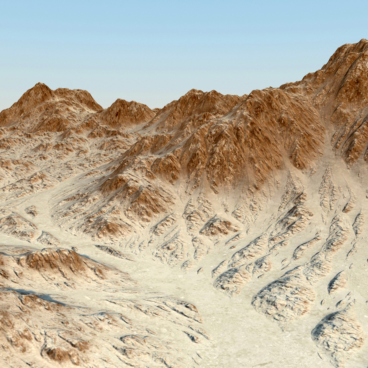 Mountain terrain 3D - TurboSquid 1450325