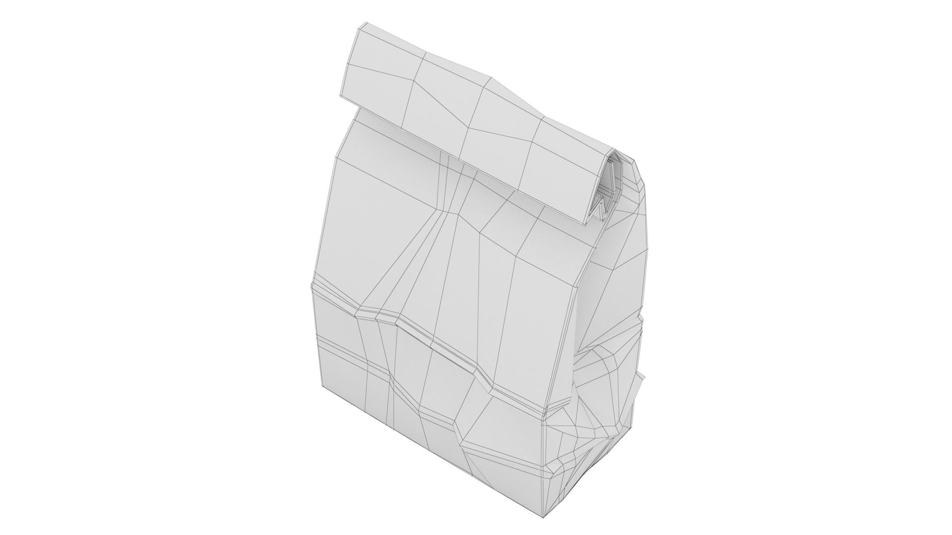 3D realistic paper bag model - TurboSquid 1450338