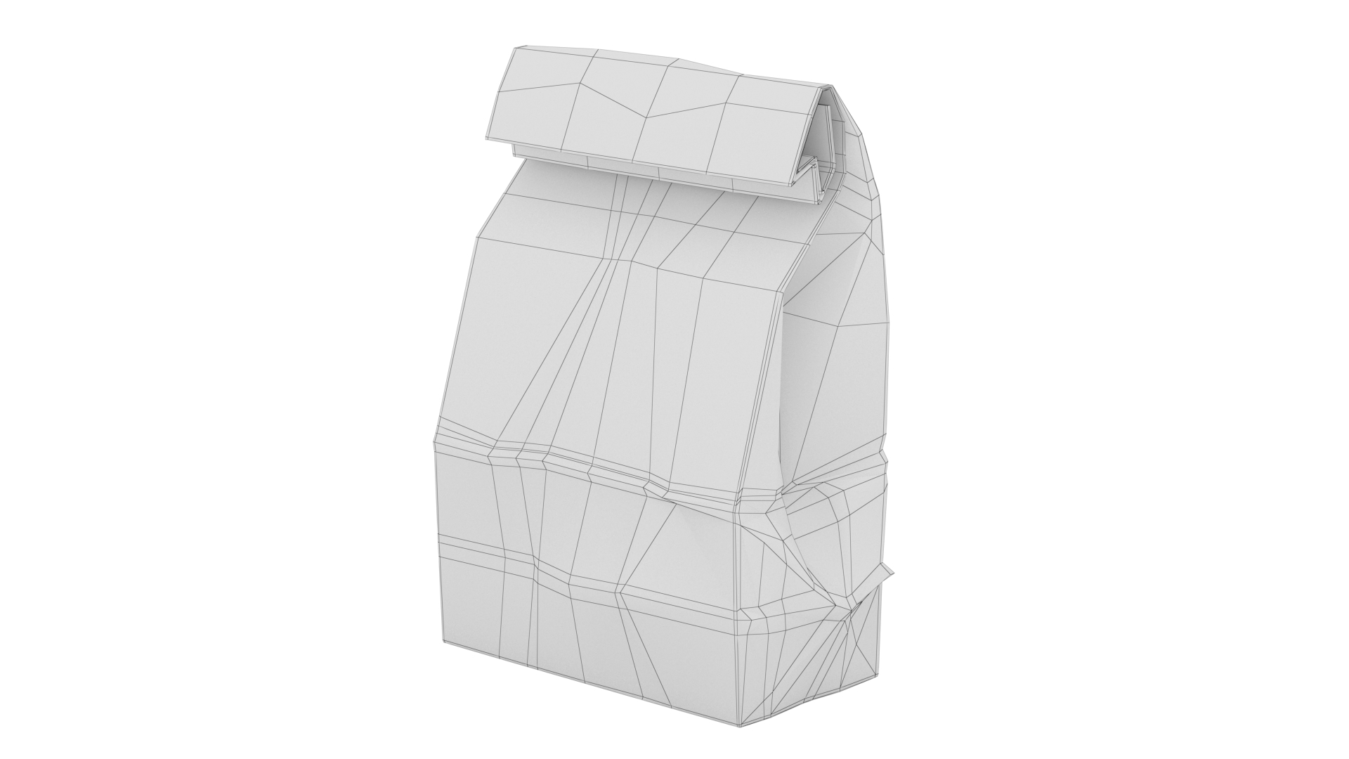 3D realistic paper bag model - TurboSquid 1450338