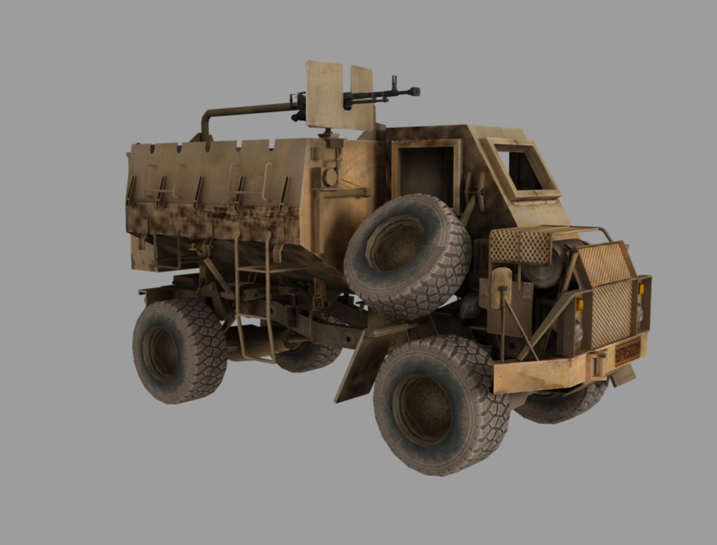 Buffel truck 3D model - TurboSquid 1450341