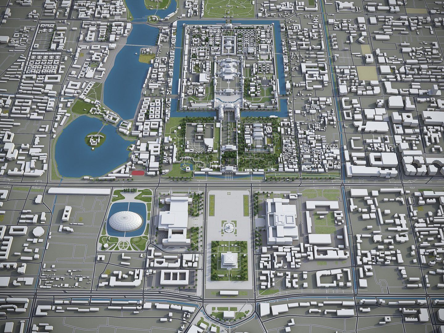 3D beijing surrounding - model - TurboSquid 1450399