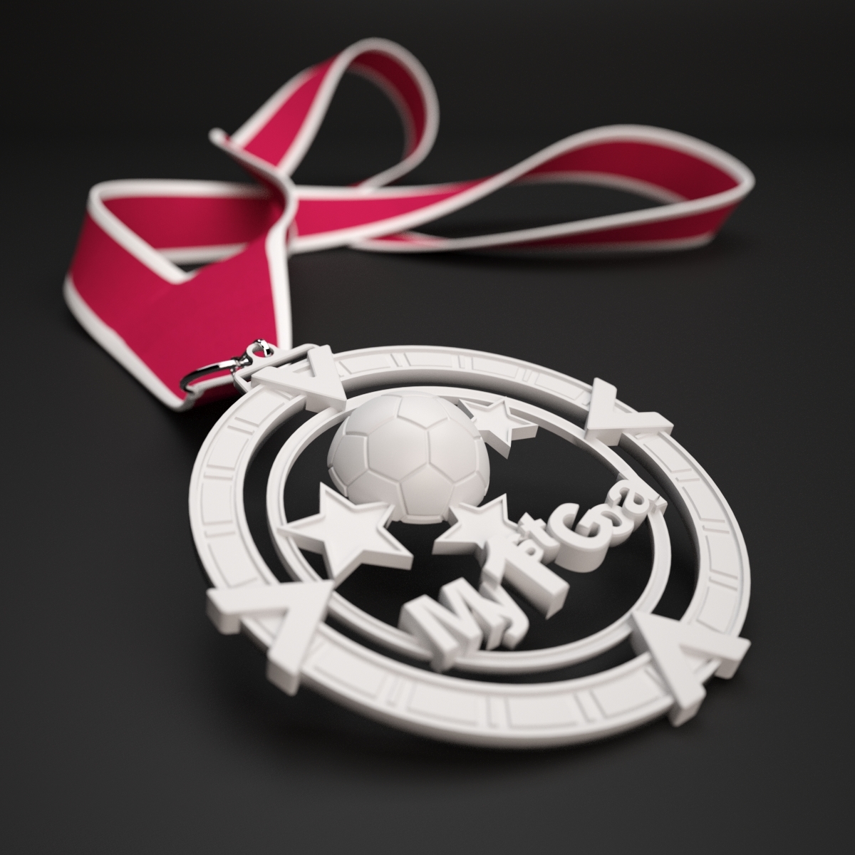 3D printable medal goal style model - TurboSquid 1450433