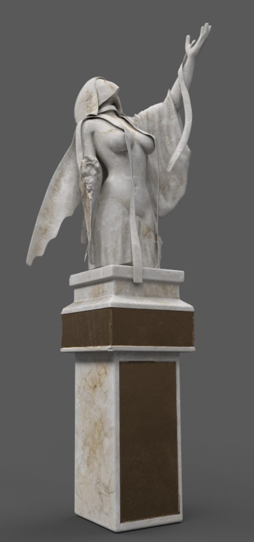 3D statue female mythic - TurboSquid 1450735