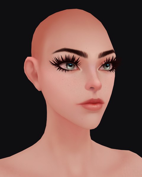 female base mesh 3d max