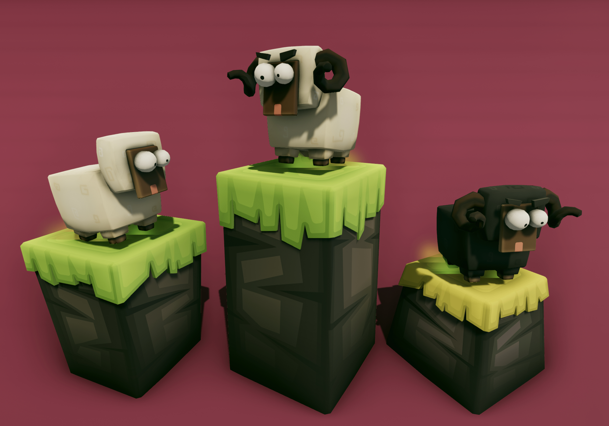 3D running sheep platform developers model - TurboSquid 1450884