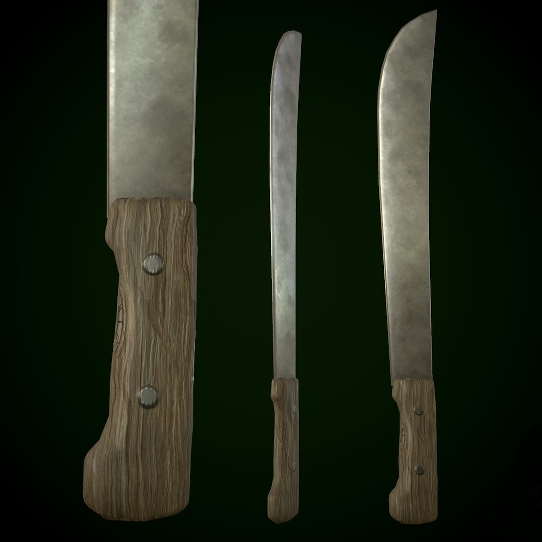 3D machete weapon model - TurboSquid 1451026