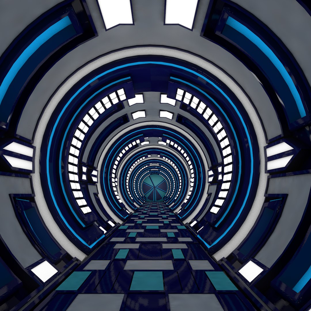 Sci fi corridor 3D model - TurboSquid 1451014