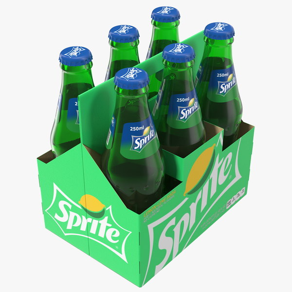 Sprite bottle package model - TurboSquid 1451141