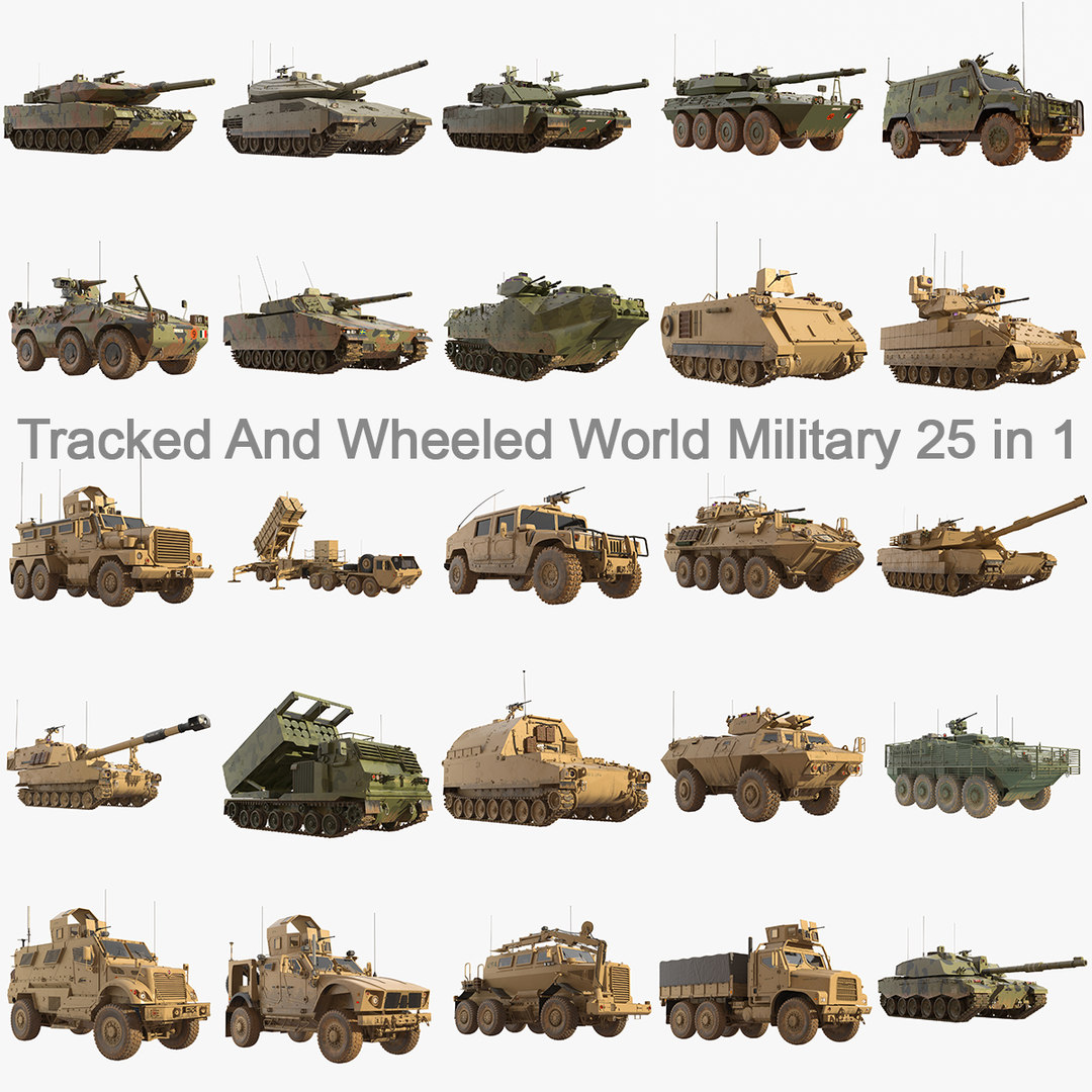 World military army 25 3D model - TurboSquid 1447328