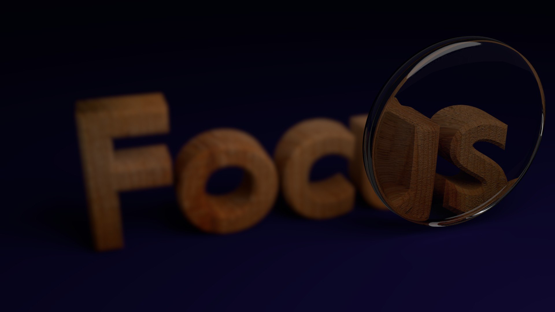 3D focus text animation model - TurboSquid 1451126
