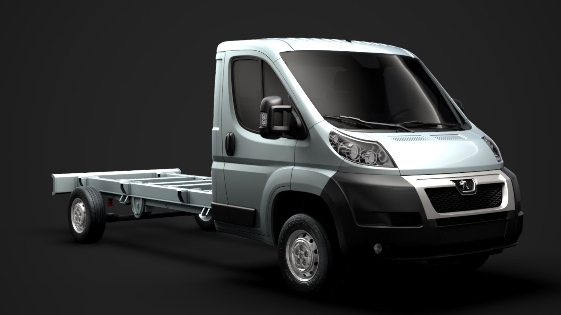 Peugeot boxer manager chassis 3D model - TurboSquid 1451114