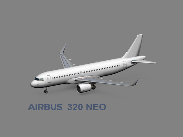 Airbus a320neo 3D model - TurboSquid 1451184